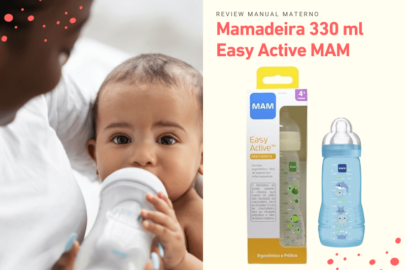Análise Rápida: Mamadeira 330 Ml Easy Active Da MAM
